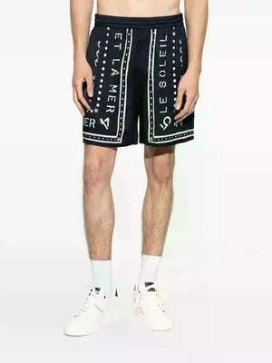 Balmain Graphic Print Shorts
