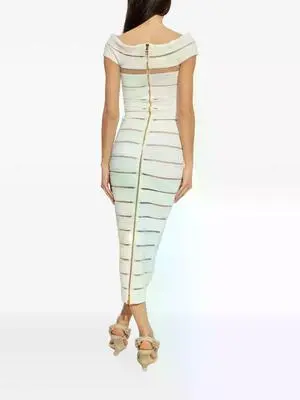 Balmain Glitter-embellished Mini Dress