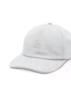 Eleventy Logo-embroidered Baseball Cap - Blue