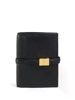 Marni Prisma Logo-engraved Leather Wallet - Black