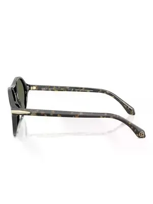 Giorgio Armani Round Frame Sunglasses - Brown