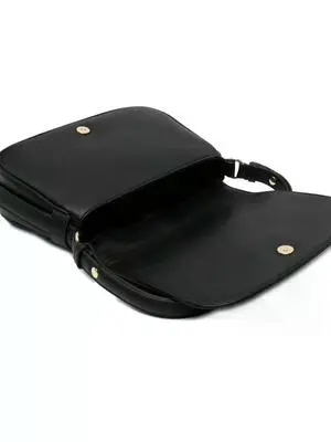 Armani Exchange Logo-plaque Leather Shoulder Bag
