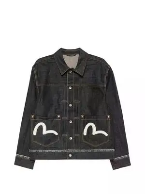 EVISU Seagull Embroidered Denim Jacket