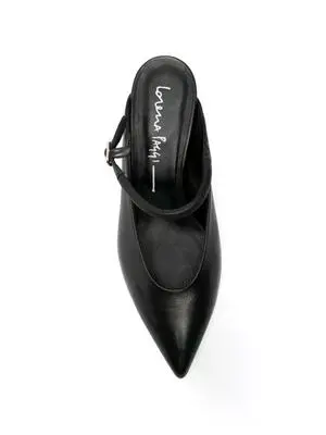 LORENA PAGGI Pointed-toe Leather Pumps