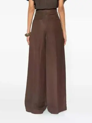 Brunello Cucinelli Pleated Wide Leg Trousers