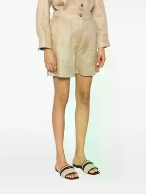 Max Mara Elasticated Patch-pocket Shorts