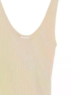 Chloé Ribbed Knit Tank Top