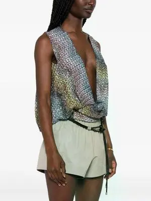 Missoni Zigzag Sequin-embellished Top