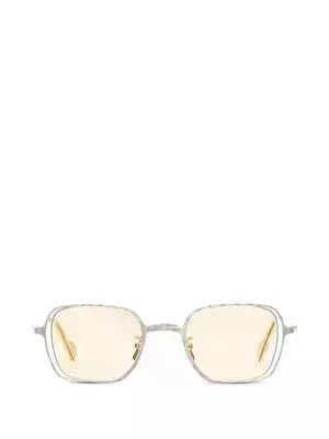 KUBORAUM Hammered-effect Mask H22 Sunglasses - Silver