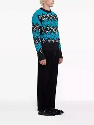Marni Logo Intarsia-knit Jumper