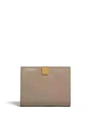 Marni Debossed-logo Tri-fold Wallet - Neutrals