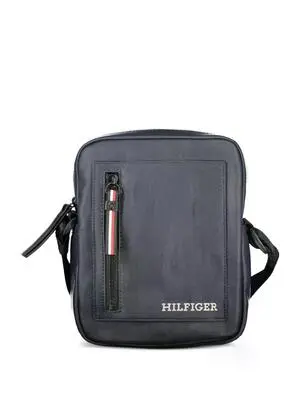 Tommy Hilfiger Logo-lettering Messenger Bag - Blue