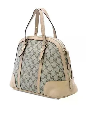 Gucci Small Gg Supreme Dome Satchel - Neutrals