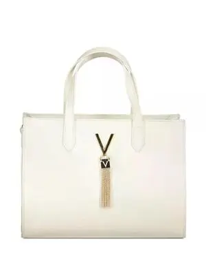 MARIO VALENTINO Divina Tassel-detail Tote Bag - White