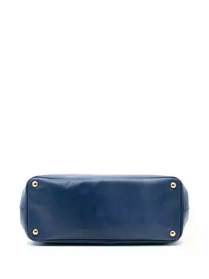 Prada Large Saffiano Lux Galleria Tote - Blue