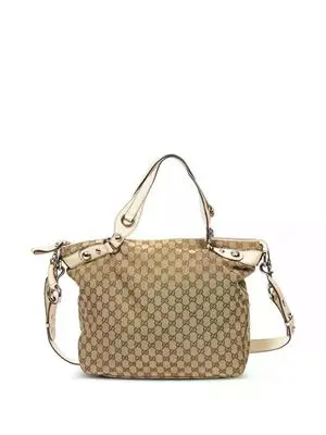 Gucci Gg Supreme Leather-print Shoulder Bag