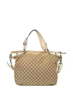 Gucci Gg Supreme Leather-print Shoulder Bag