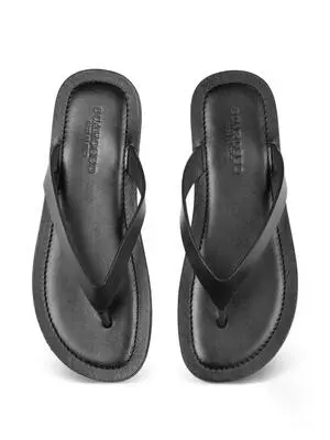 SCAROSSO Ascanio Leather Thong Sandals