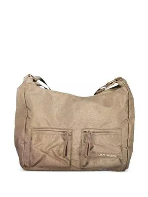 LAURA BIAGIOTTI Zipped Shoulder Bag With Logo Strap