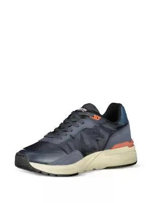 BLAUER. Panelled Lace-up Sneakers - Blue