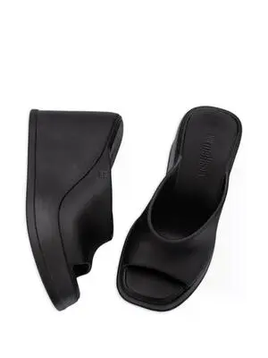 Melissa Free Slip Wedge Sandals - Black