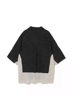 Undercover Polka-dot Layered Shirt