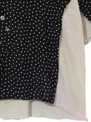 Undercover Polka-dot Layered Shirt