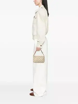LOUIS VUITTON 2007 Damier Azur Pochette Accessoires - White