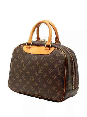 LOUIS VUITTON 2004 Monogram Trouville Handbag - Brown
