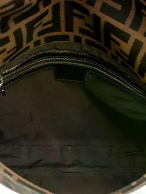 Fendi Zucca Canvas Shoulder Bag