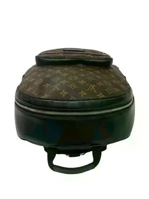 LOUIS VUITTON 2021-2026 Monogram Macassar Josh Backpack - Brown