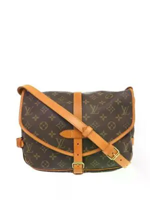 LOUIS VUITTON 1994 Monogram Saumur 30 Crossbody Bag