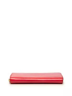 LOUIS VUITTON 2016 Monogram Vernis Zippy Wallet Long Wallets - Red