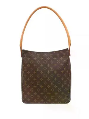 LOUIS VUITTON 2000 Monogram Looping Gm Shoulder Bag - Brown