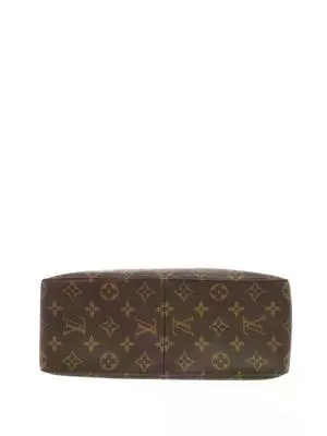 LOUIS VUITTON 2000 Monogram Looping Gm Shoulder Bag - Brown