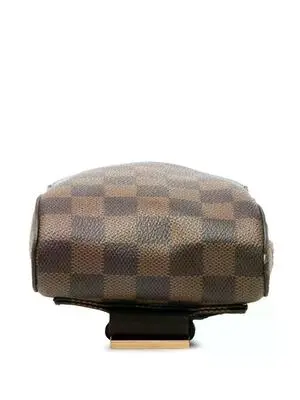 LOUIS VUITTON 2004 Damier Ebene Geronimos Crossbody Bag