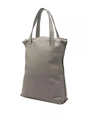 Loewe 2007 Leather Anagram Shopper Tote Bag - Grey