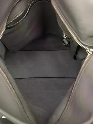 Loewe 2007 Leather Anagram Shopper Tote Bag - Grey