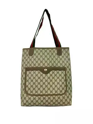 Gucci 20th Century Gg Supreme Web Tote Bag