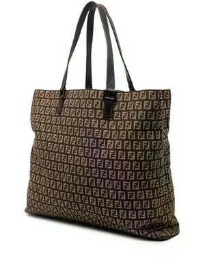 Fendi Zucchino Canvas Tote Bag