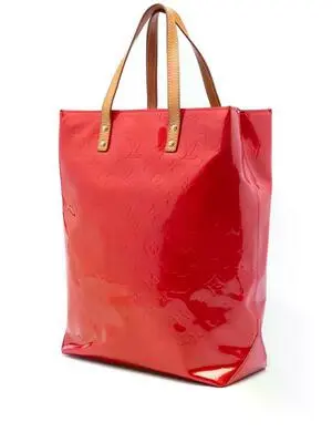 LOUIS VUITTON 2001 Monogram Vernis Reade Mm Tote Bag