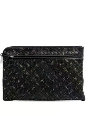 Bottega Veneta Nappa Intrecciato Micro Dot Clutch Bag
