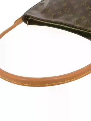 LOUIS VUITTON 2002 Monogram Looping Gm Shoulder Bag - Brown
