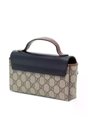 Gucci Mini Gg Supreme Padlock Tote Bag - Neutrals