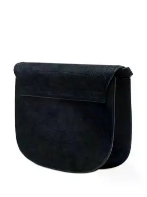 Saint Laurent Medium Croc Embossed Monogram Kaia Crossbody Bag