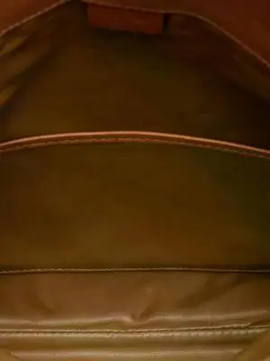 Celine 2006 Macadam Coated Canvas Clutch Bag - Neutrals