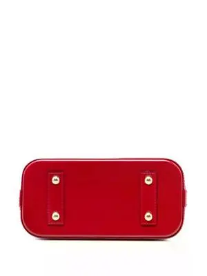 LOUIS VUITTON 2013 Monogram Vernis Alma Bb Satchel - Red