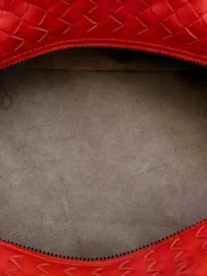 Bottega Veneta Nappa Intrecciato Brick Tote Bag - Orange