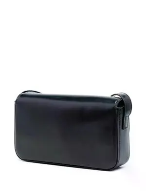 Celine 2018-2026 Shiny Calfskin Claude Shoulder Bag - Black