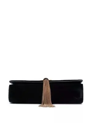 Saint Laurent 2018 Small Suede Monogram Kate Tassel Crossbody Bag - Black